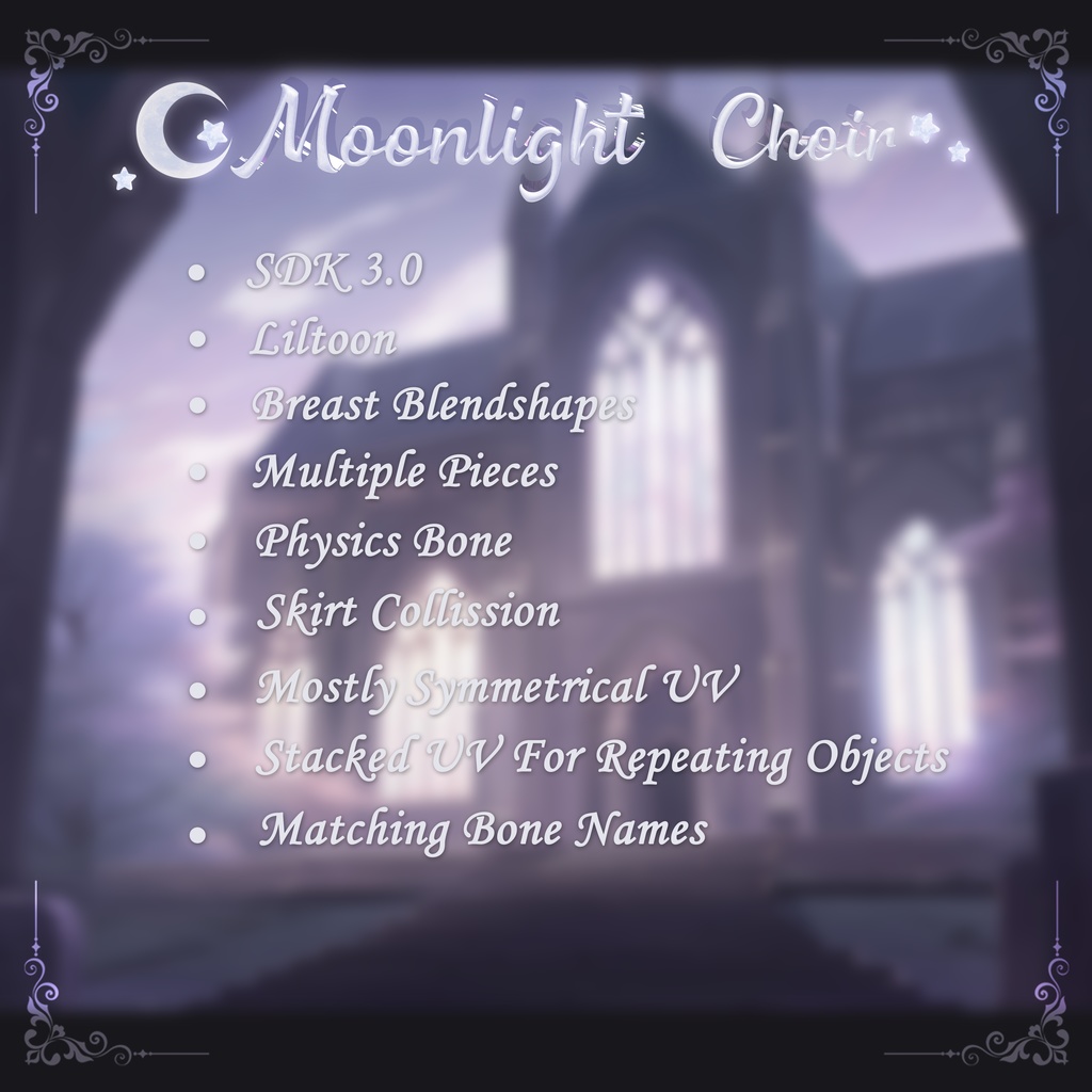 月明かりの聖歌隊(Moonlight Choir)[Maya舞夜] - CYCR (Cyber Critter) - BOOTH