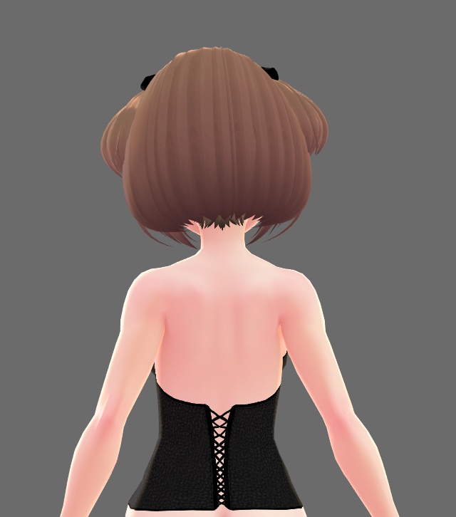FREE Leather Vroid Corset - kawaiisphynx - BOOTH