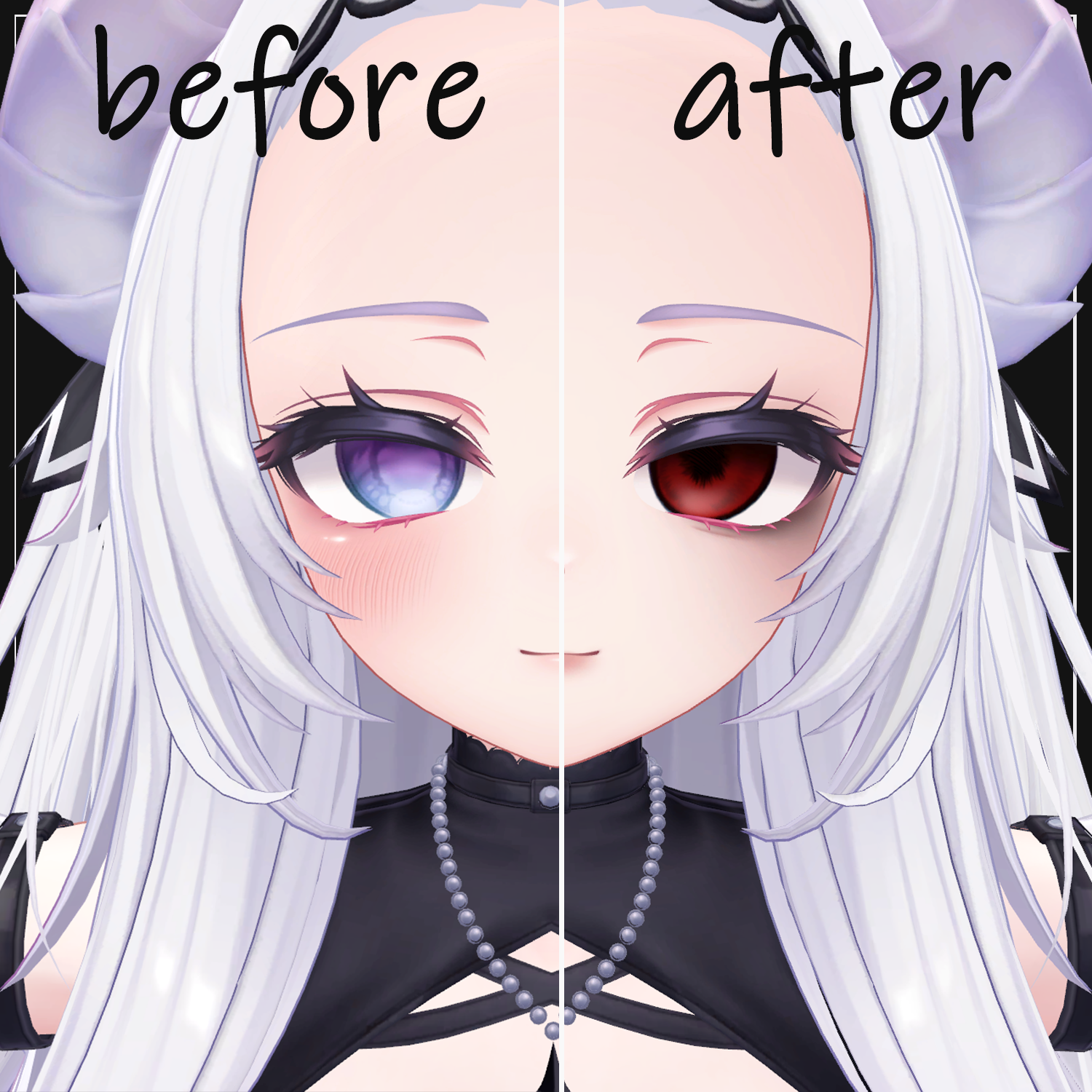 [4 avatars] 💕Menhera Eye + Makeup Texture💕 - JoaJoa - BOOTH