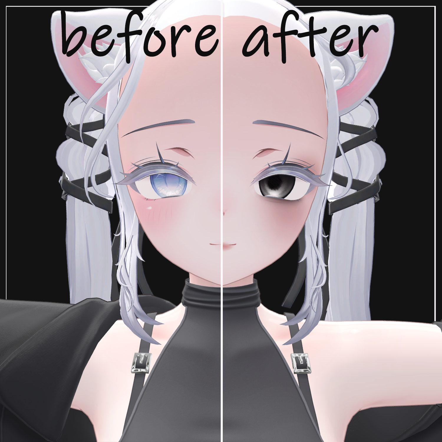 [4 avatars] 💕Menhera Eye + Makeup Texture💕 - JoaJoa - BOOTH