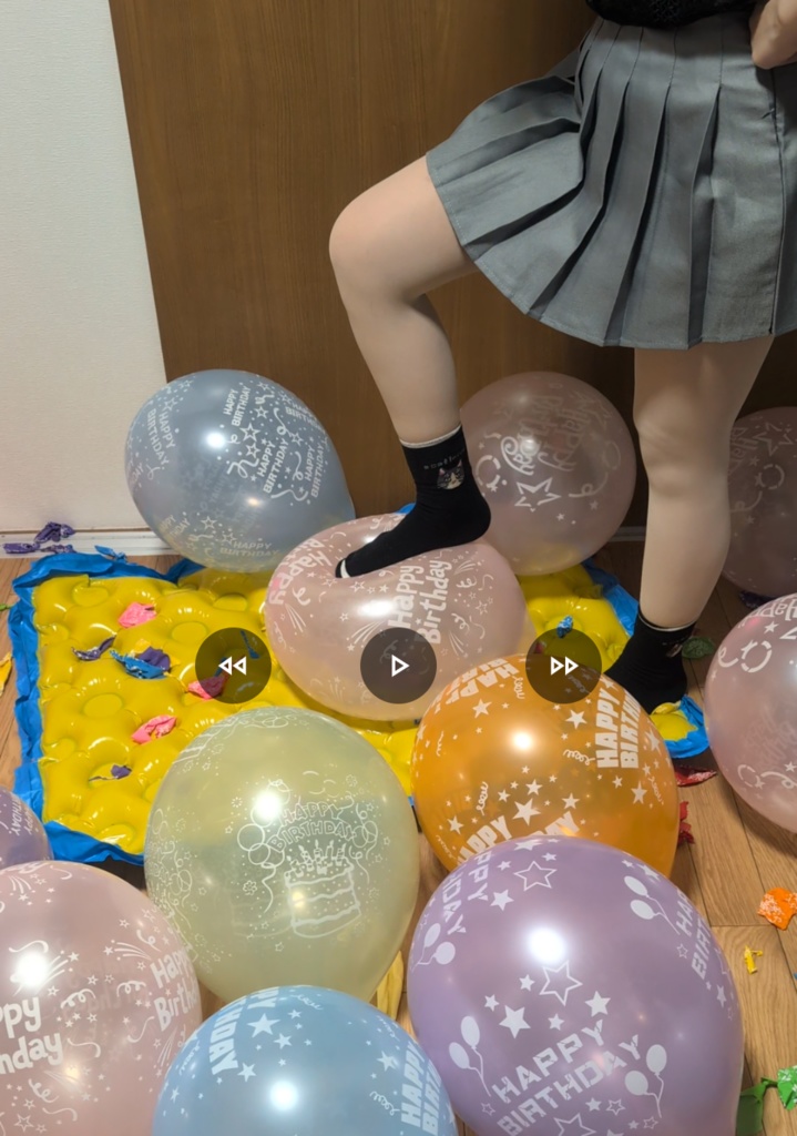 X企画いいねの数だけ風船を膨らませるの後処理 - MIYAのショップ - BOOTH