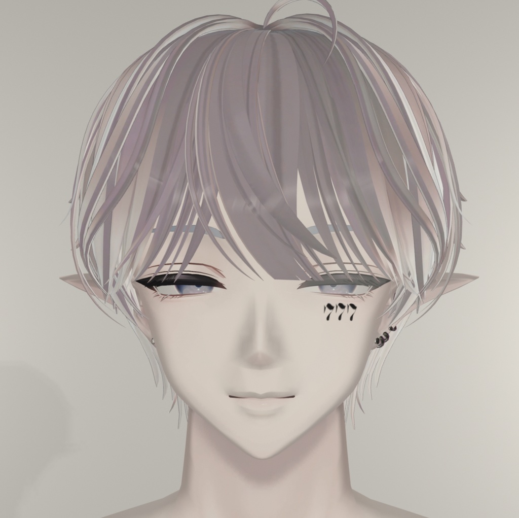 【5アバター対応】777 Face Tatto - LITARY - BOOTH