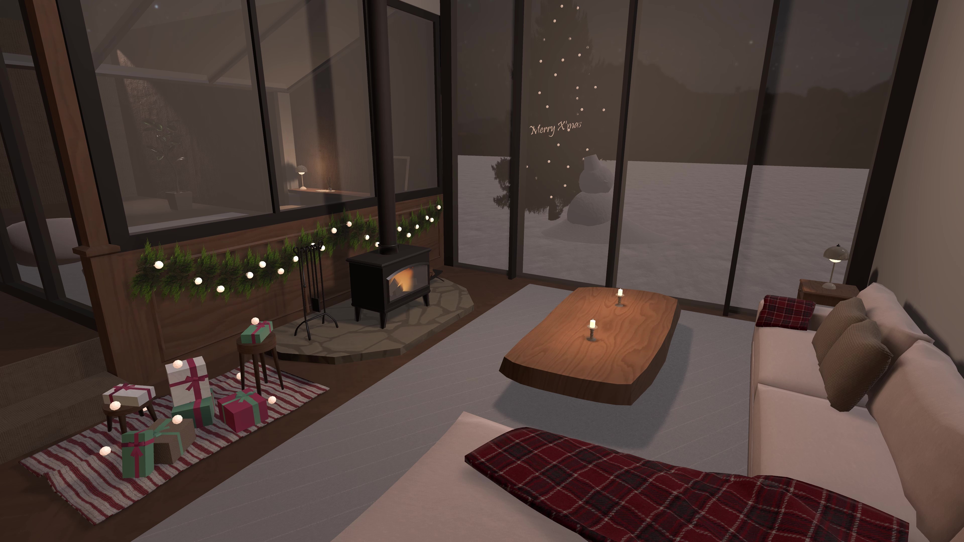 【VRChat】House_02 -Christmas Ver - neru001 - BOOTH