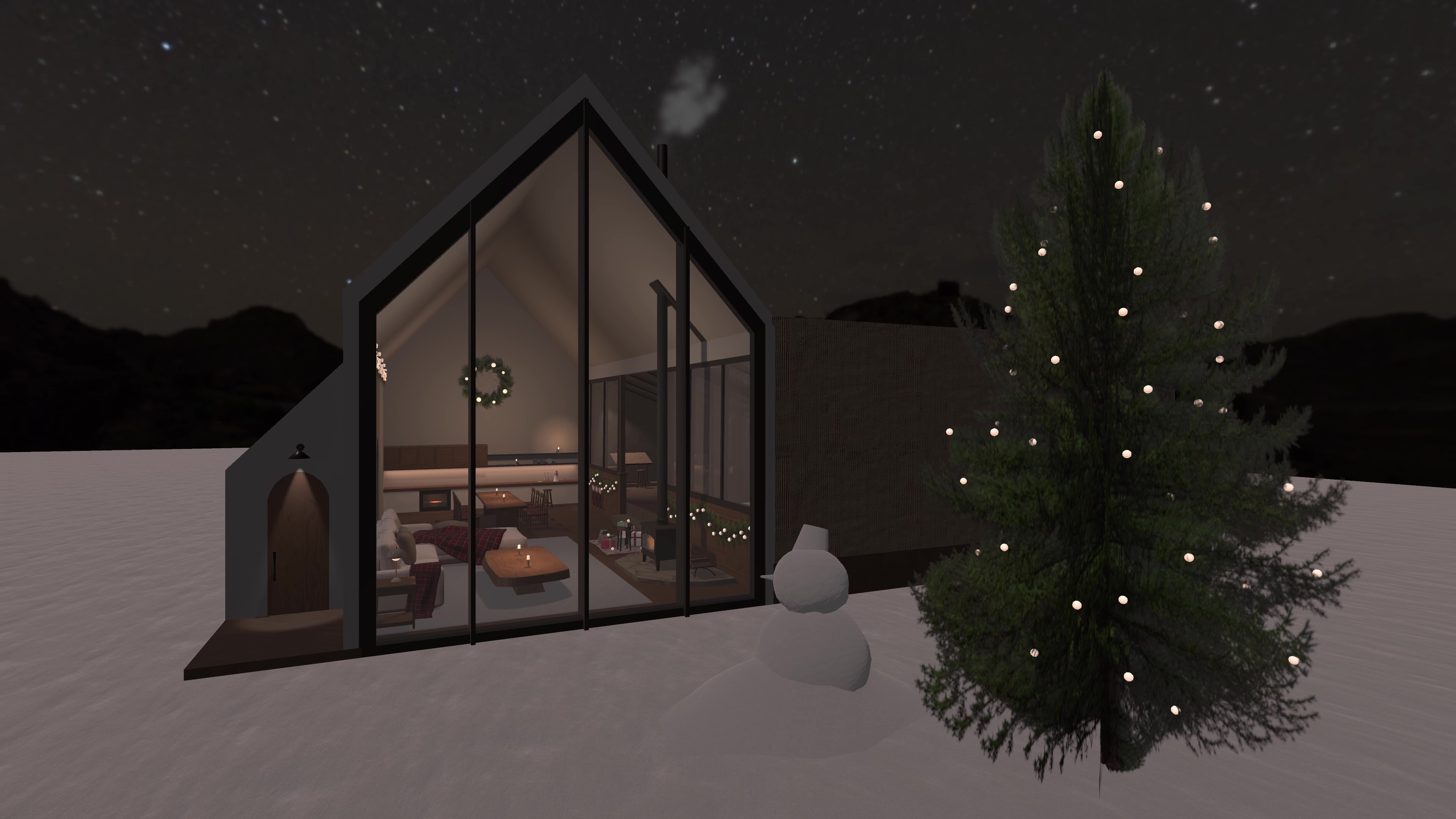 【VRChat】House_02 -Christmas Ver - neru001 - BOOTH