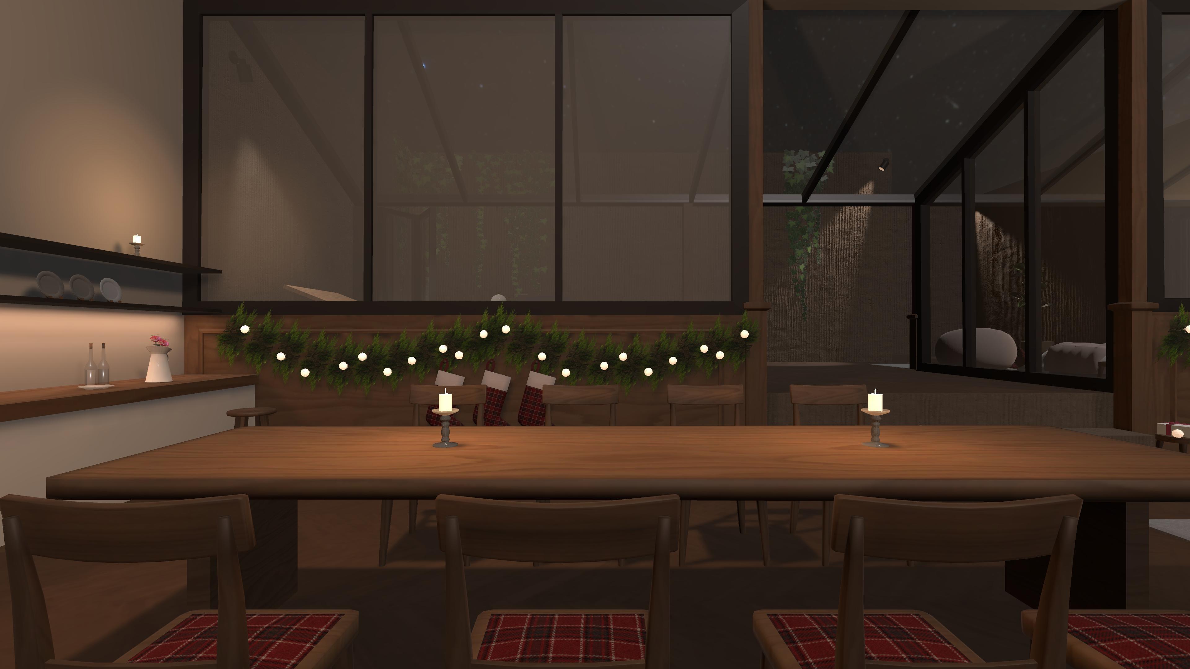 【VRChat】House_02 -Christmas Ver - neru001 - BOOTH