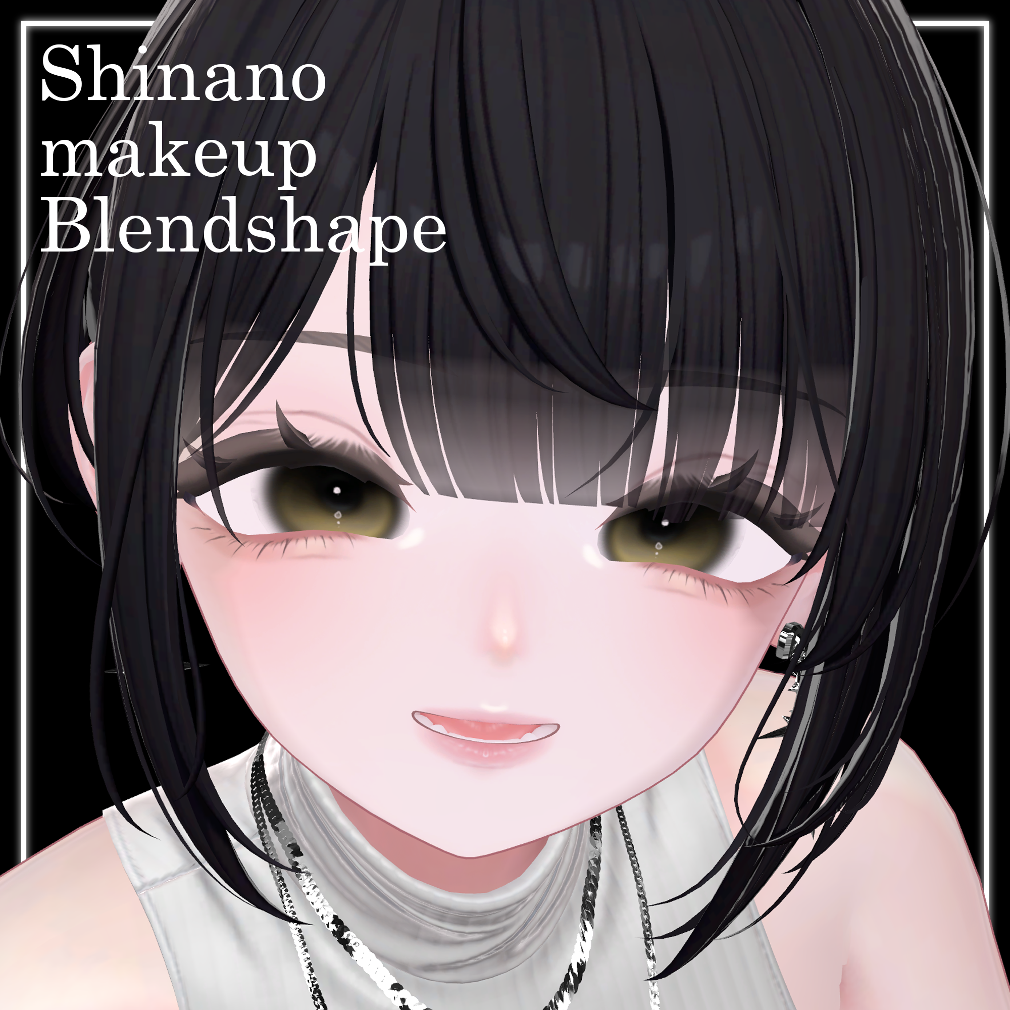 shinano clean makeup + eye texture + BlendShapes + shadow mask set ...
