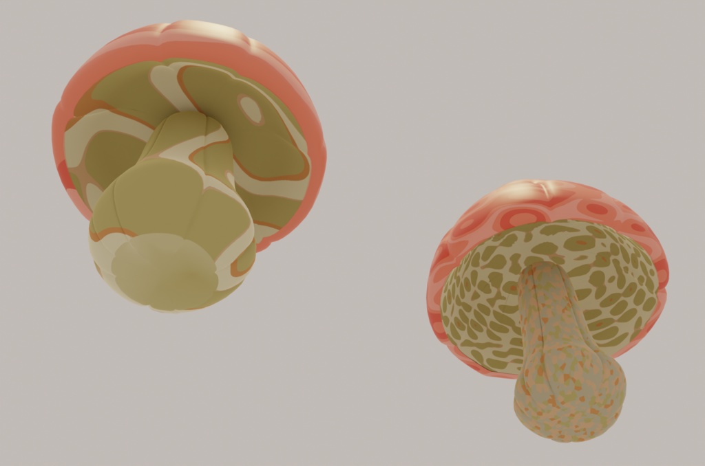 【3Dモデル】きのこ - mimi-modeling - BOOTH