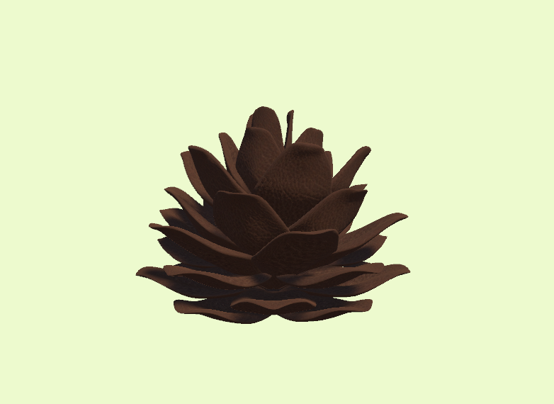 【3Dモデル】松ぼっくり - mimi-modeling - BOOTH