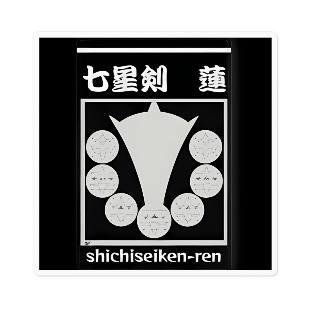 どこに貼ってもカッコイイ！「七星剣蓮」ステッカー - shichiseiken-renショップ - BOOTH