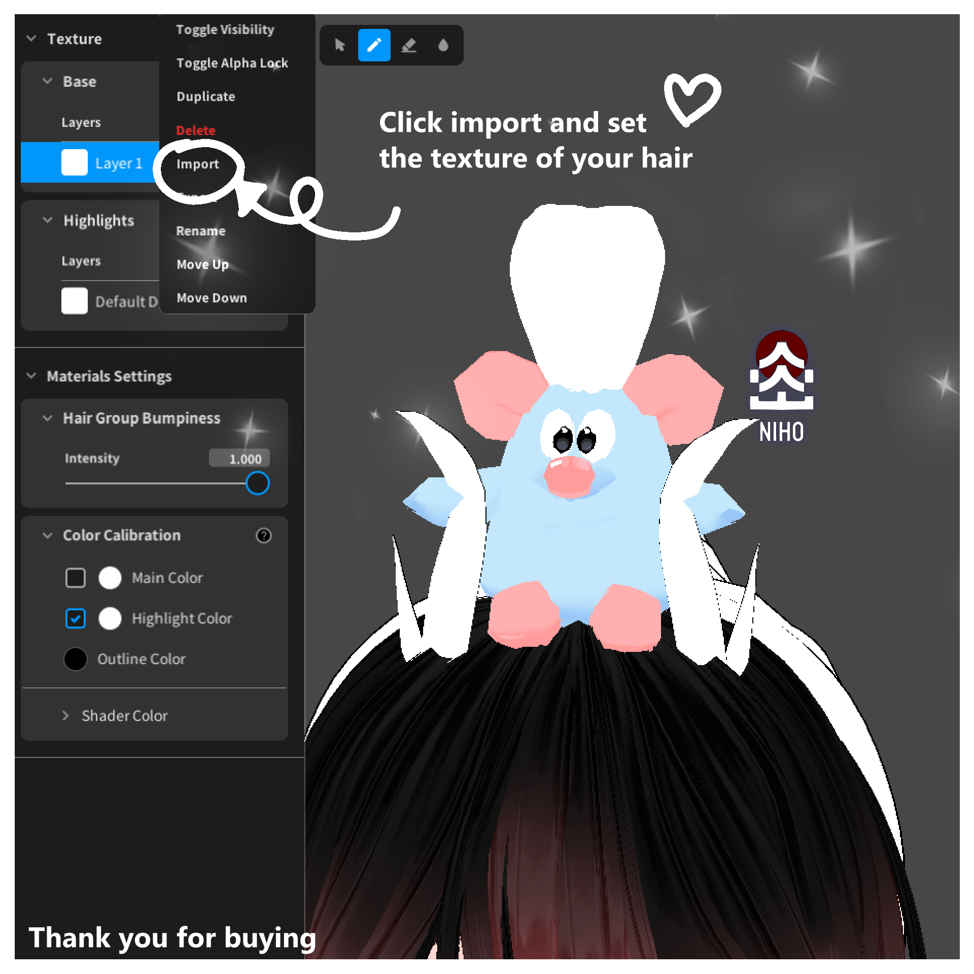 Chef Rat Head Accesory シェフラットのヘッドアクセサリー【VRoid】Custom Item カスタムアイテム ...