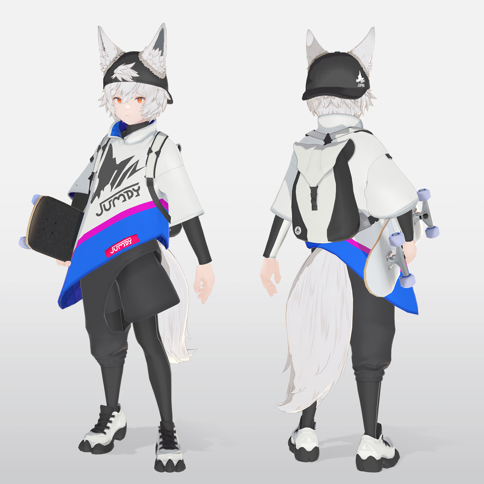 【VRC / VRM 対応3Dモデル】JUMPY ver4.03 - yoyogi mori - BOOTH