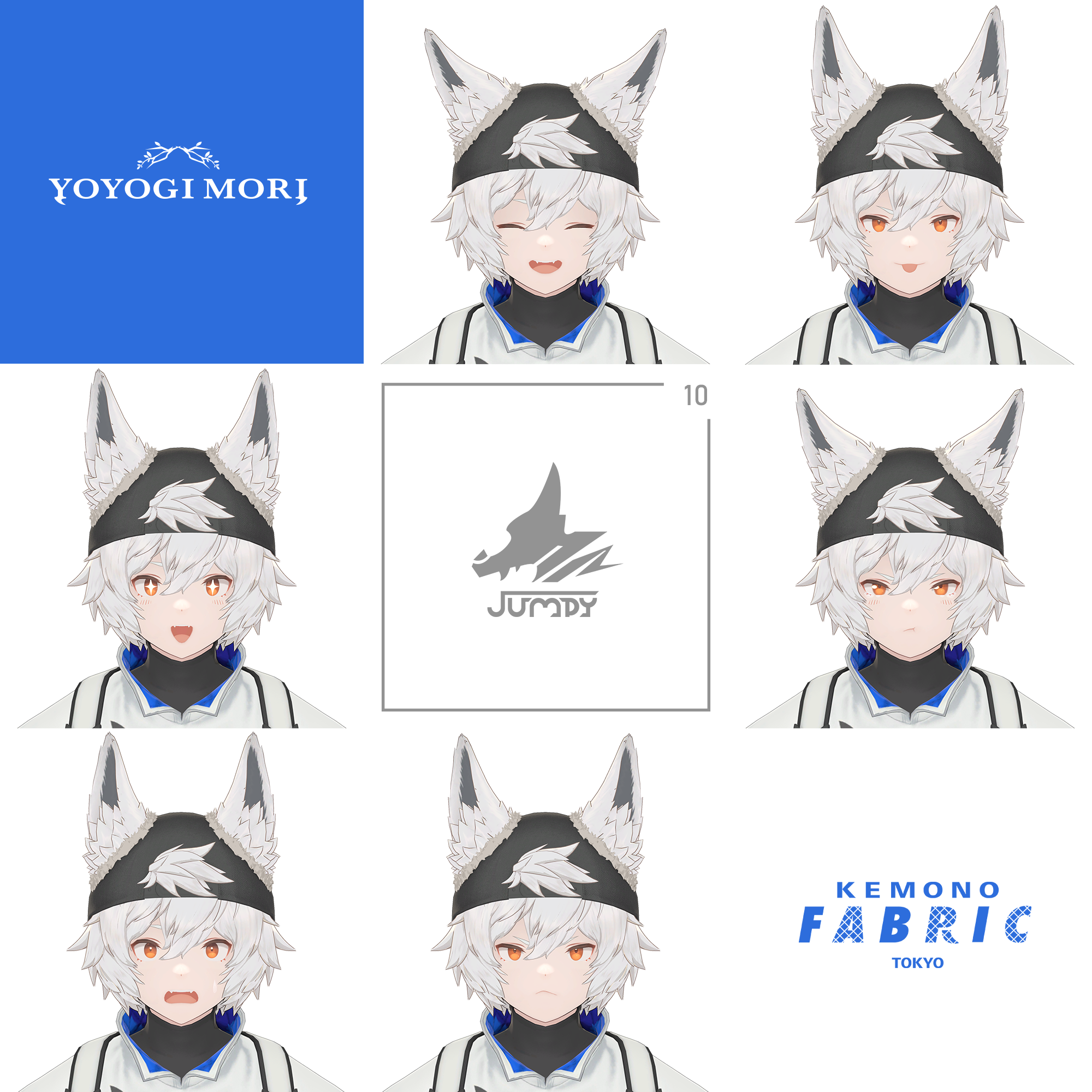 【VRC / VRM 対応3Dモデル】JUMPY ver4.03 - yoyogi mori - BOOTH