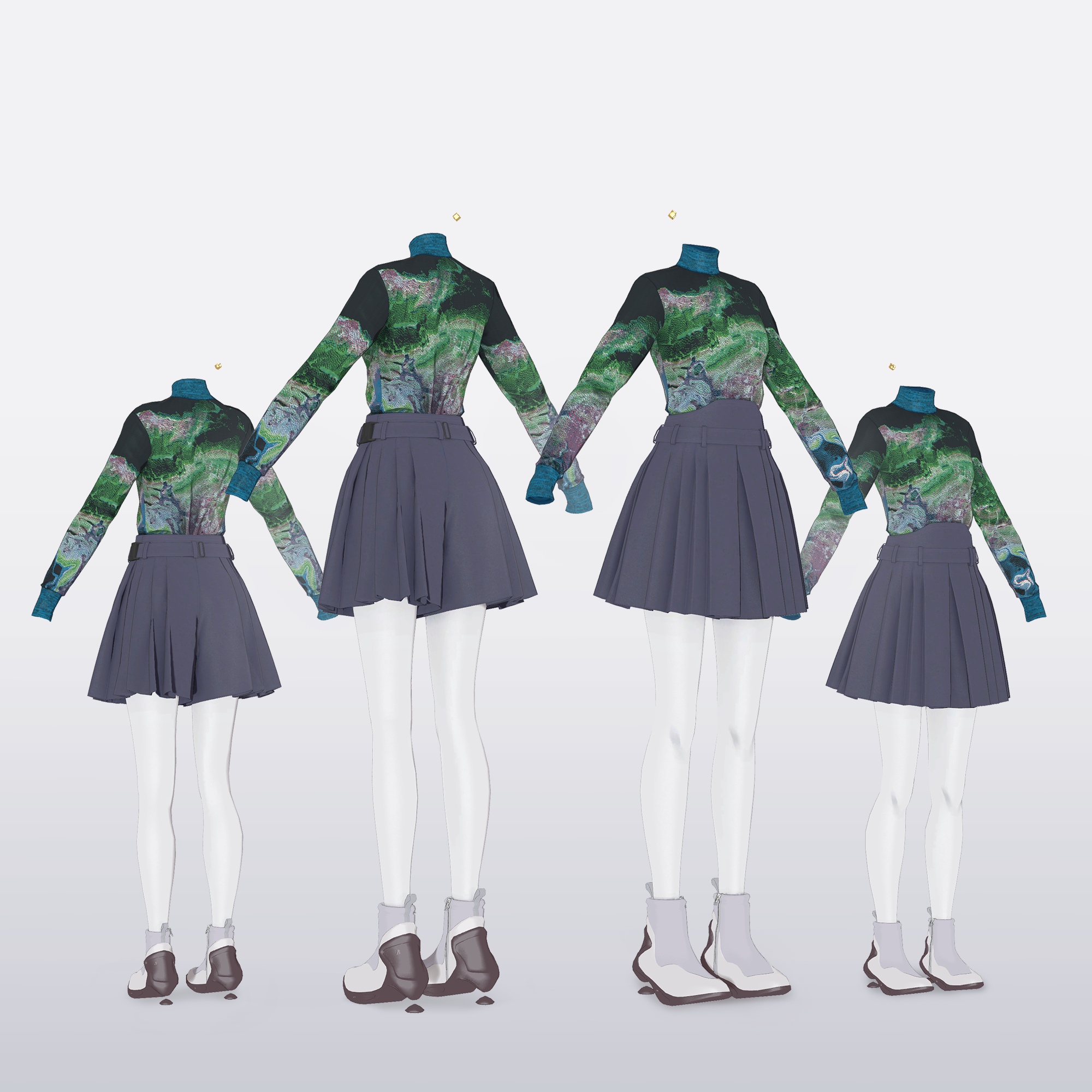 【VRC対応3D服飾モデル】NINE HATRA segment2_echokeeper ver1.01 - yoyogi mori - BOOTH