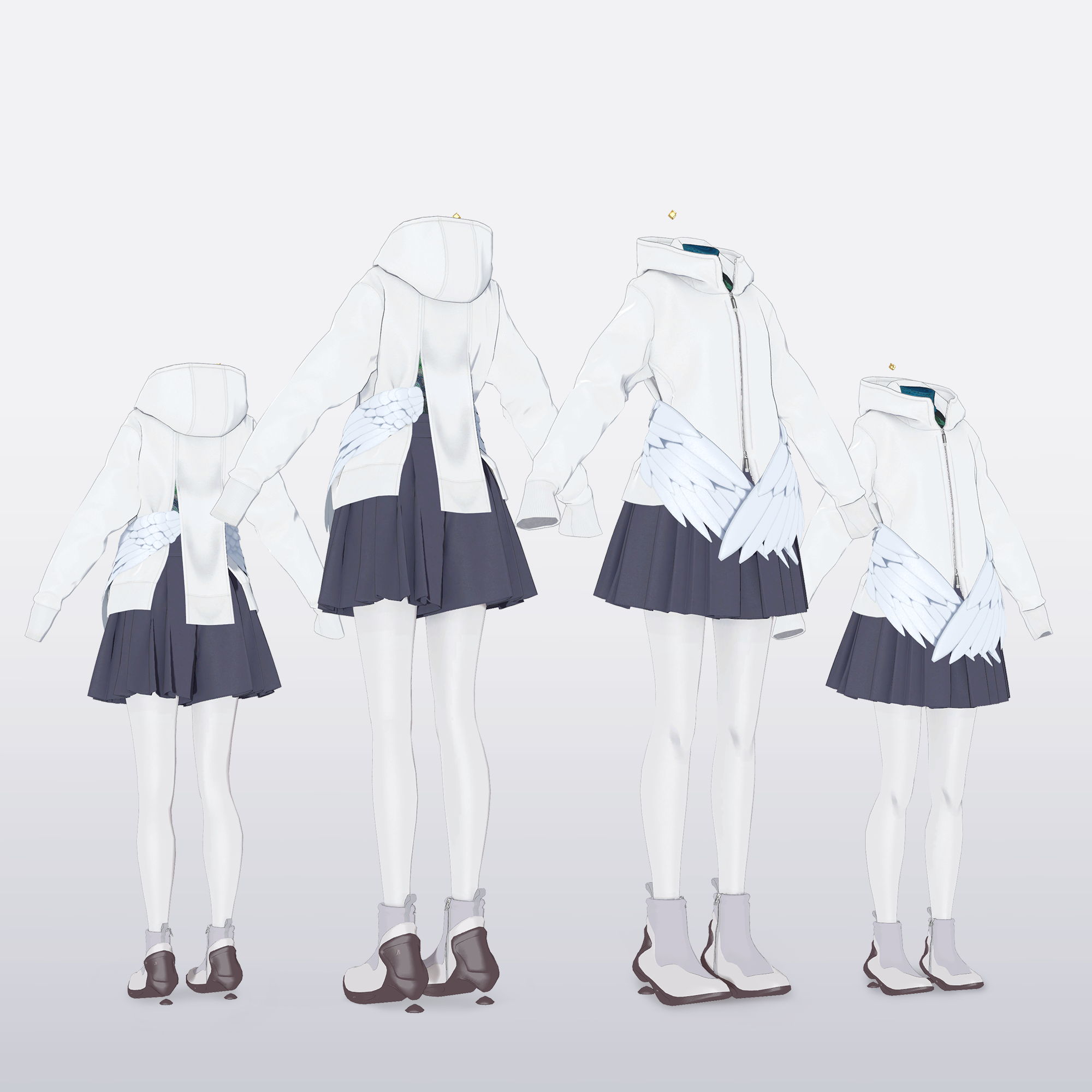 【VRC対応3D服飾モデル】NINE HATRA segment2_echokeeper ver1.01 - yoyogi mori - BOOTH