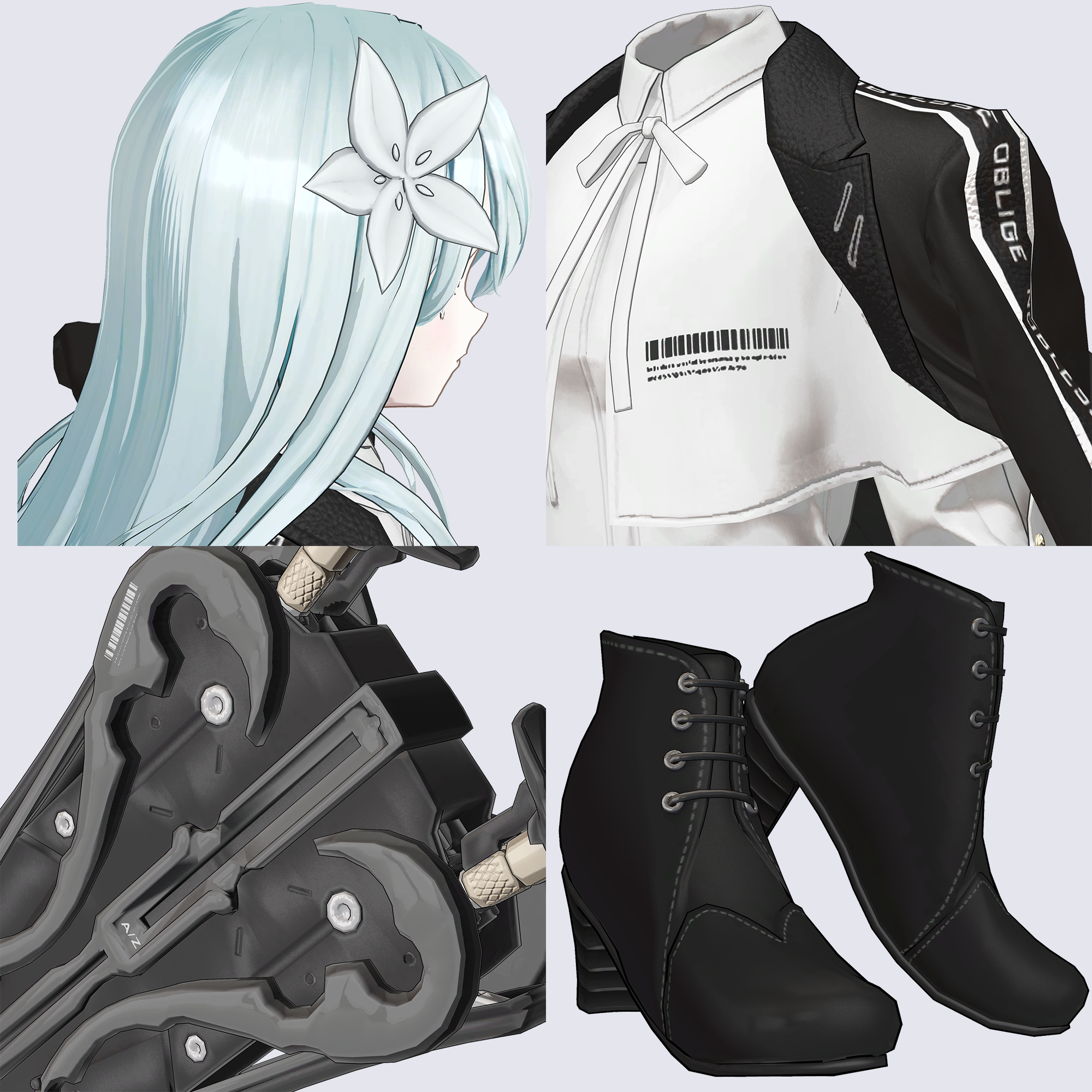 【VRChat 対応3Dアバター/服飾モデル】A-Z:[S] ver5.01 - yoyogi mori - BOOTH