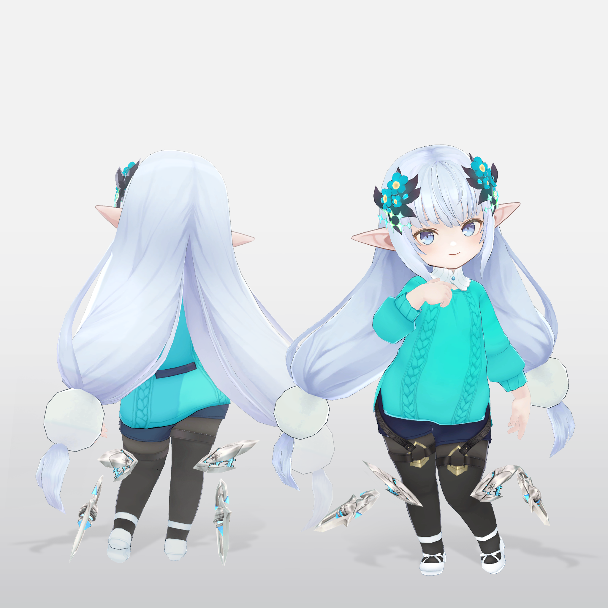 【VRC / VRM / Quest 対応3Dモデル】Notia CHIBI ver1.01 - yoyogi mori - BOOTH