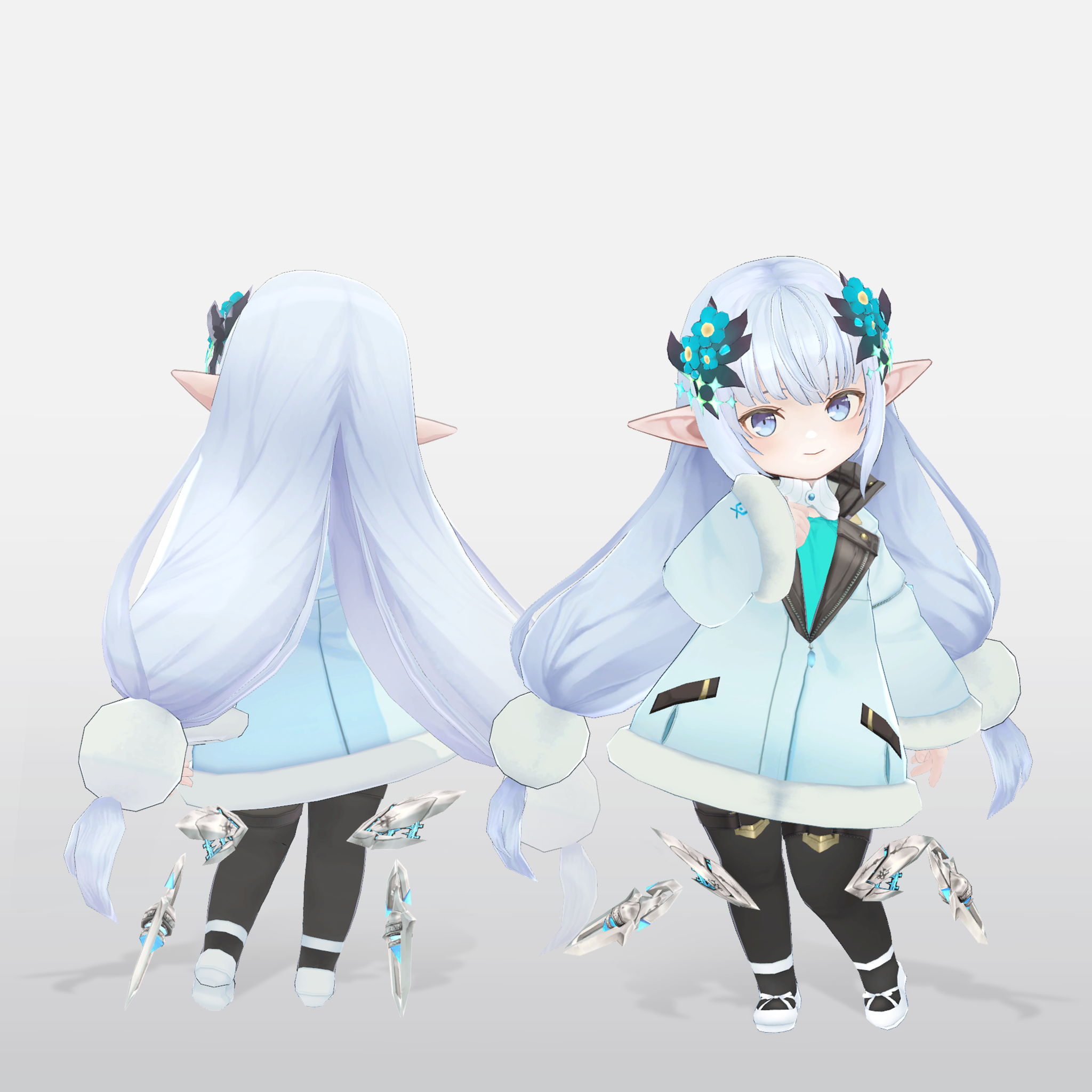 【VRC / VRM / Quest 対応3Dモデル】Notia CHIBI ver1.01 - yoyogi mori - BOOTH