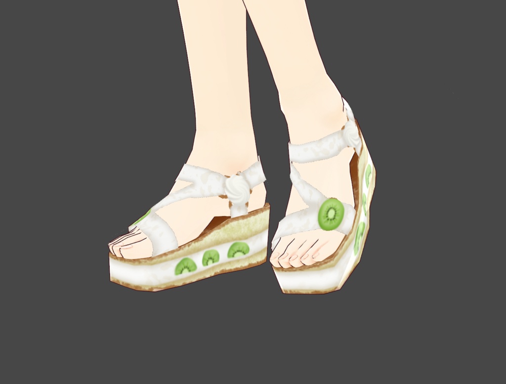 Shortcake Shoes Fruit Pack For Vroid Studio - lumilumishop - BOOTH
