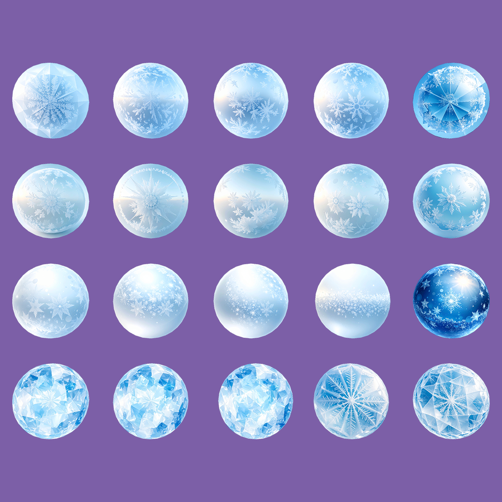 【無料あり】きらめく水＆氷MatCapパック64種類詰め合わせ Vol.3 【商用利用可】 - Nekonano_works - BOOTH