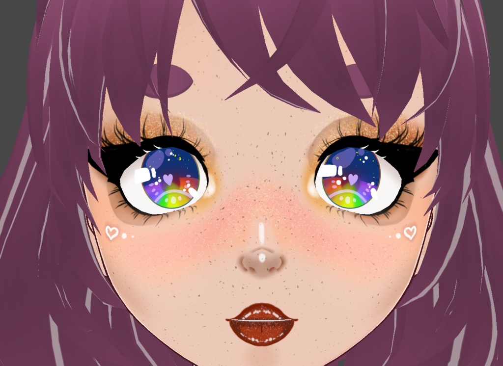 Eye Texture Pack for VRoid Studio 3D VTuber Model Iris - peachlovecraft ...