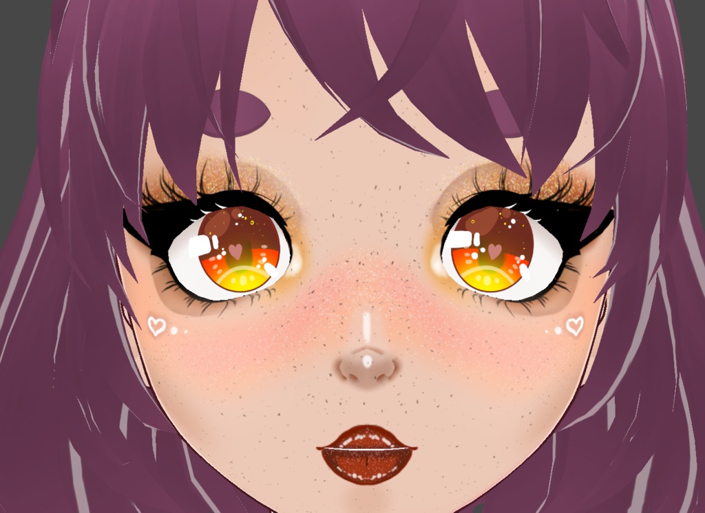 Eye Texture Pack for VRoid Studio 3D VTuber Model Iris - peachlovecraft ...