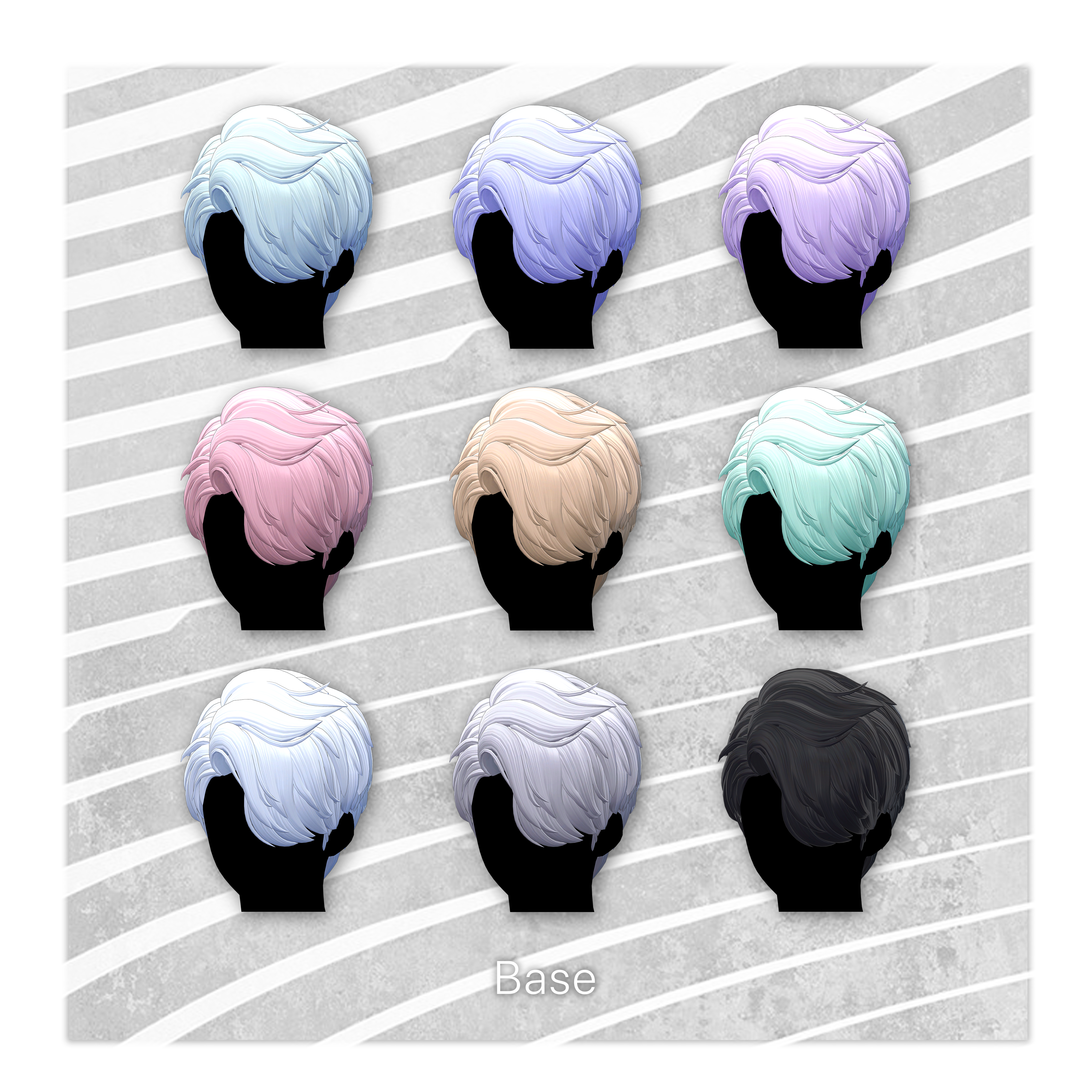 【VRC想定】ONE Side Hair【VRChat】 - VAVEL - BOOTH