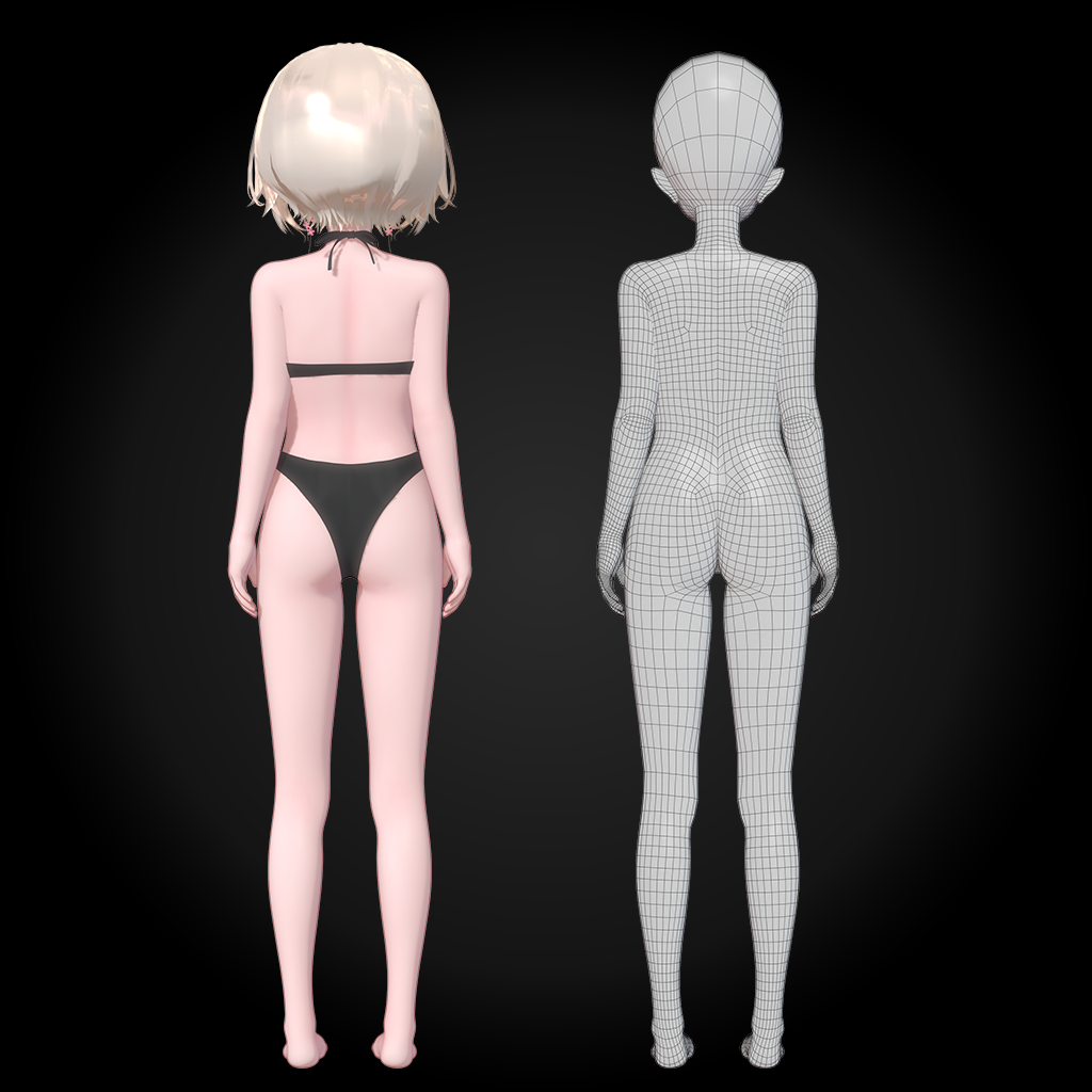 キャラクター素体 v11.0【Blender】 - Jump!Jun - BOOTH