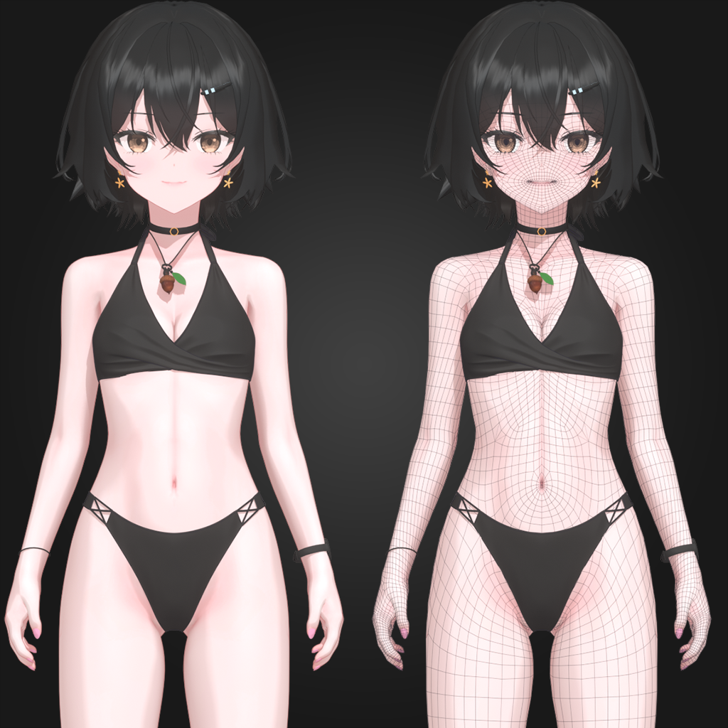 キャラクター素体 v10.0【Blender、VRChat対応】 - Jump!Jun - BOOTH