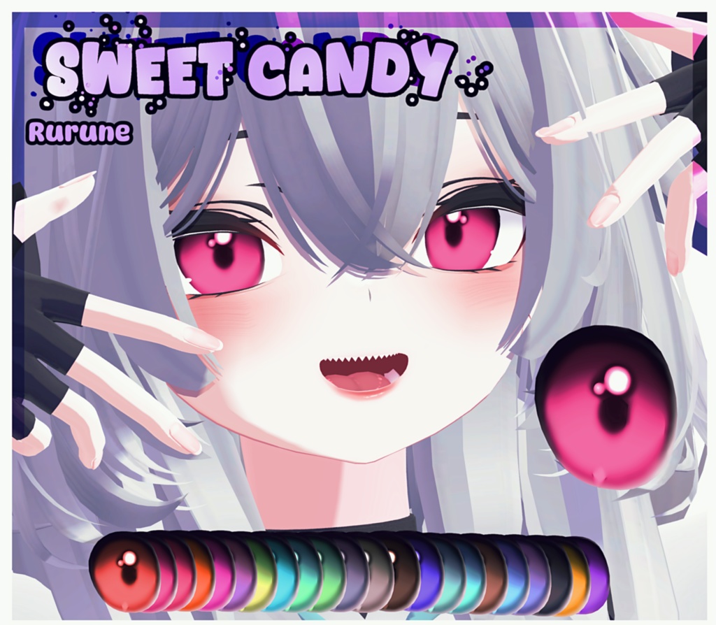 [Rurune/Airi] [Sweet Candy Eye texture + Emission] - chunidream - BOOTH