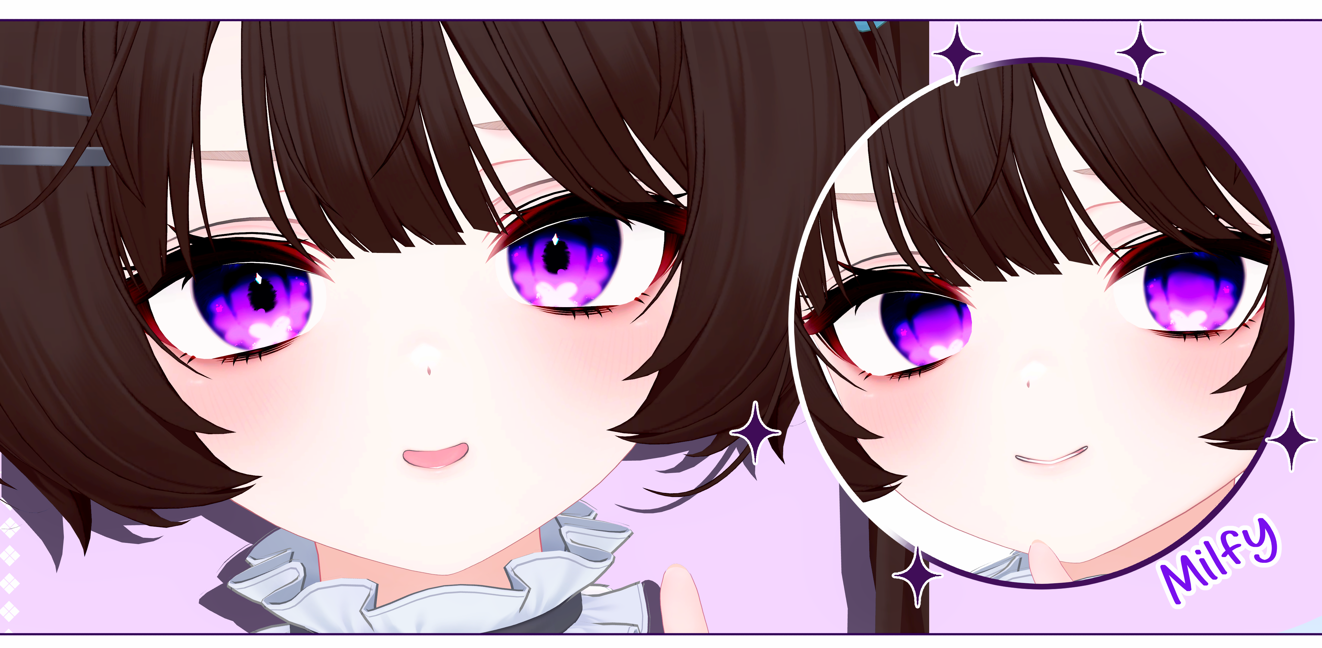 【11アバター対応 / 11 Compatible Avatars】[Glowing Clover EyeTextures+ Emission] - chunidream - BOOTH