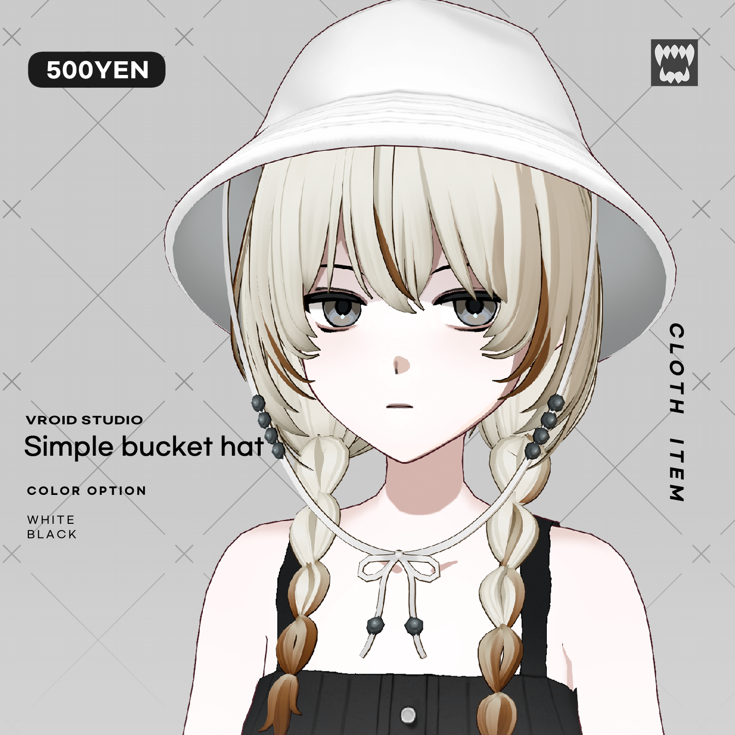 Simple bucket hat [VRoid] - VRoid吸血 - BOOTH
