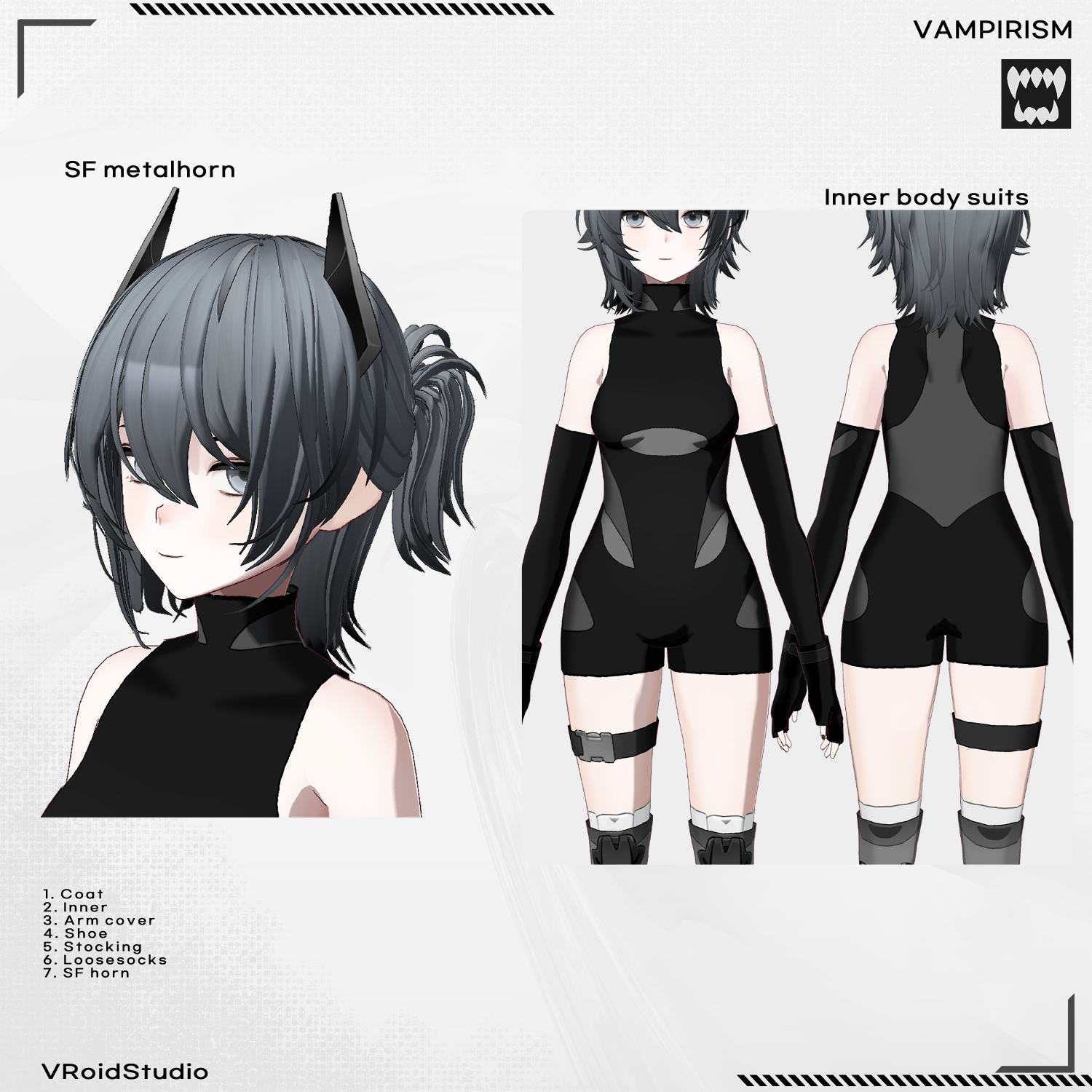 Tactical cyber techwear [VRoid] - VRoid吸血 - BOOTH