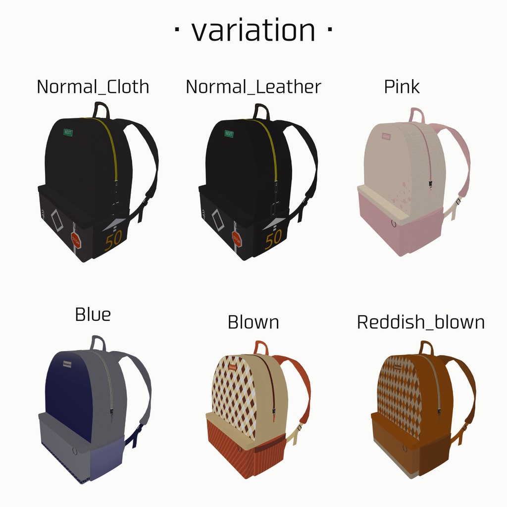 BUMP_BACKPACK - 酔月堂 - BOOTH