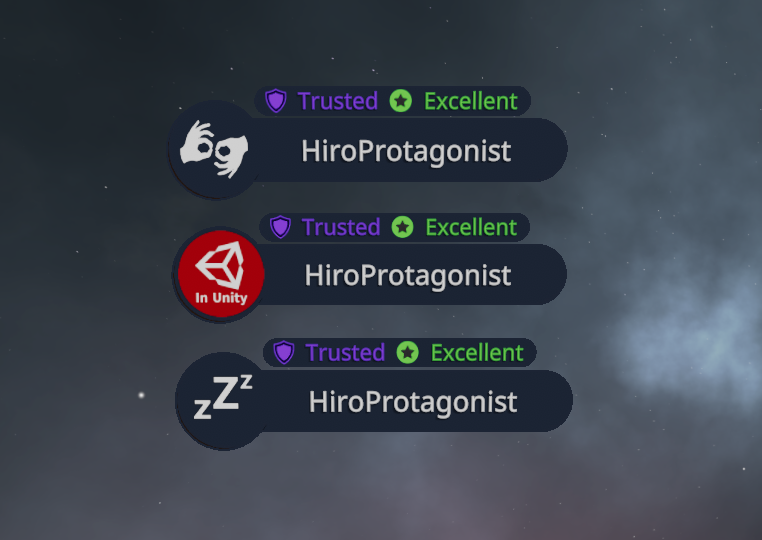 VRChat+ Status Icons + Template - hiroprotagonist - BOOTH