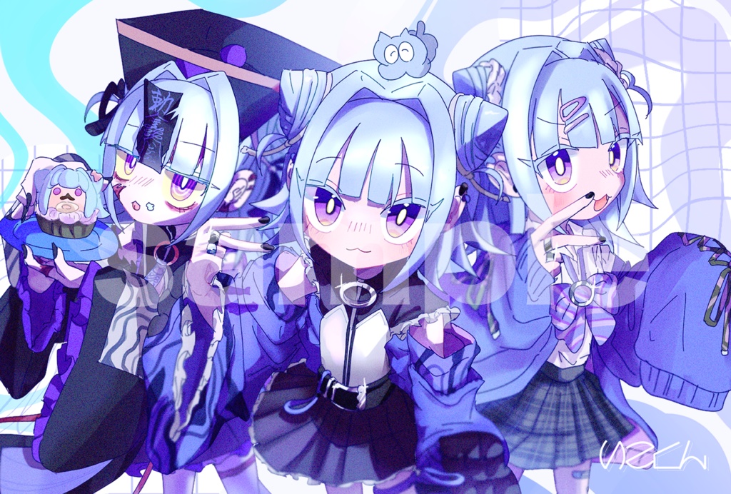 Vtuberいこくん キラキライラストカード - MINE MIND屋さん - BOOTH