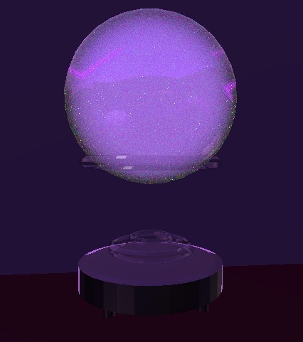 Crystal Ball - Lil Pink Devil - BOOTH