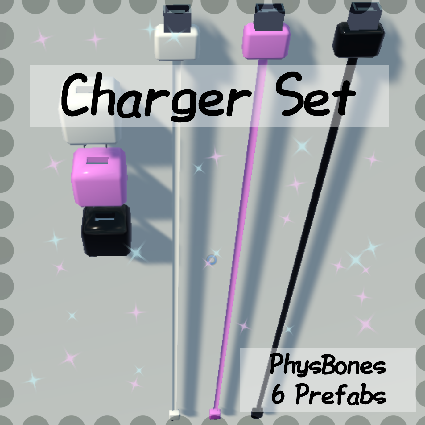 Physbone Chargers - Lil Pink Devil - BOOTH