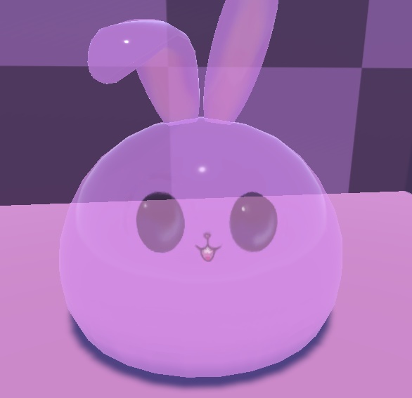 Bunny Slime Avatar [PC + Quest] - Lil Pink Devil - BOOTH