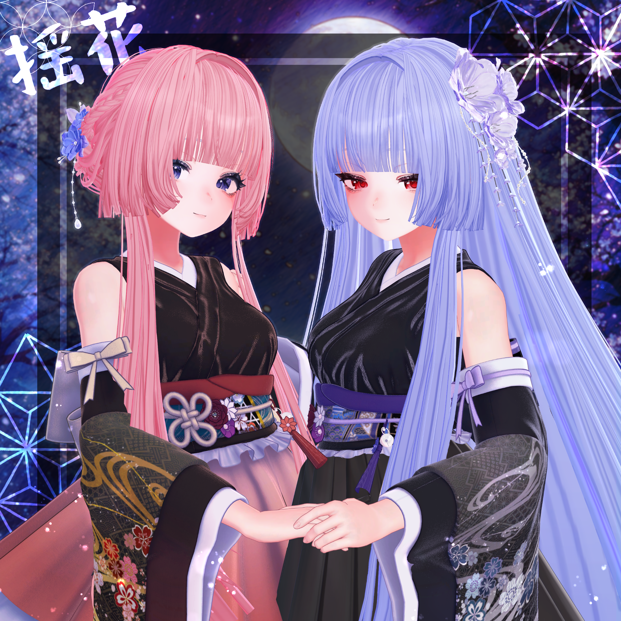 🖤Melling " 揺花（ゆらはな）" 【12アバター対応 🖤 Liltoon / VRChat】🖤 - Melling - BOOTH