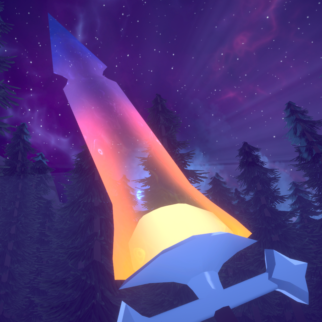 [3D/VRC] Sunset Sword - Paintably - BOOTH