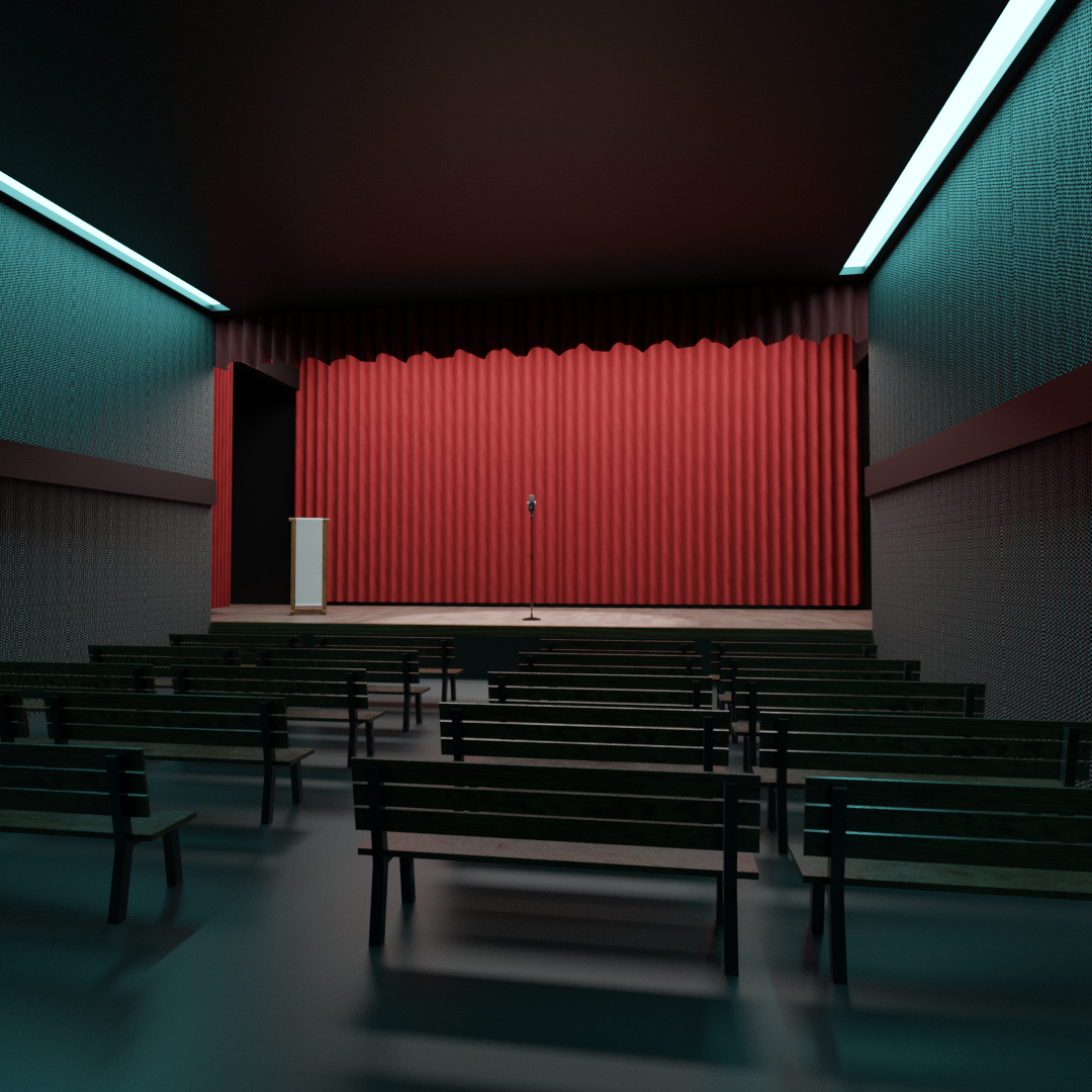 3DCG【manzai_stage】お笑いステージセット 漫才 - hiromu-3dcg - BOOTH