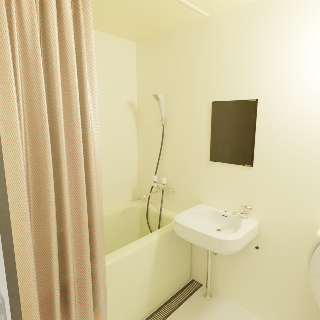 3DCG【1room】アパート部屋 1R 1K - hiromu-3dcg - BOOTH