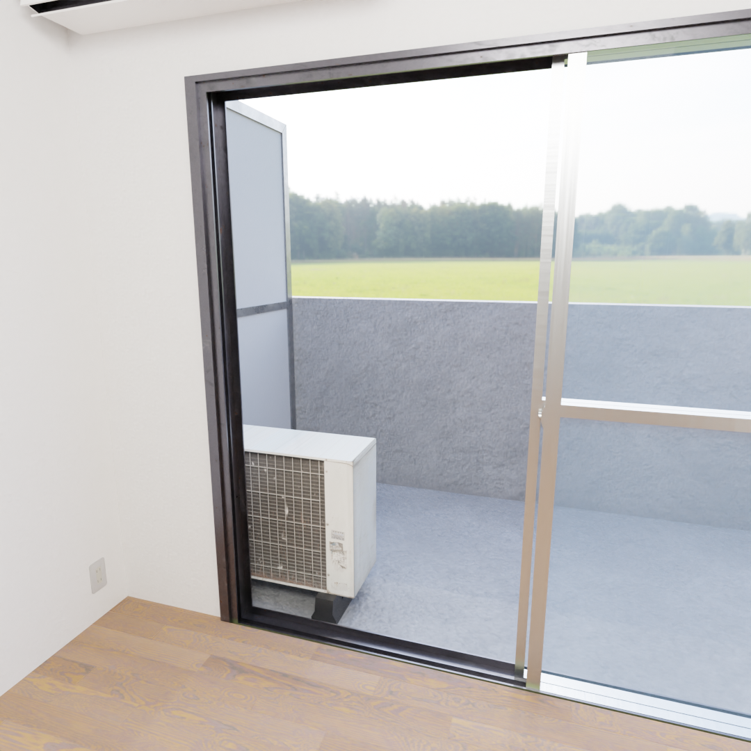 3DCG【1room】アパート部屋 1R 1K - hiromu-3dcg - BOOTH