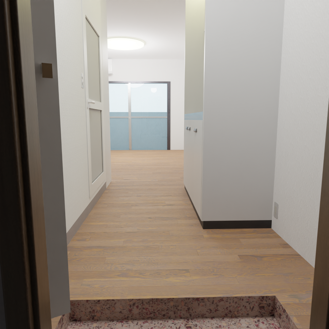 3DCG【1room】アパート部屋 1R 1K - hiromu-3dcg - BOOTH