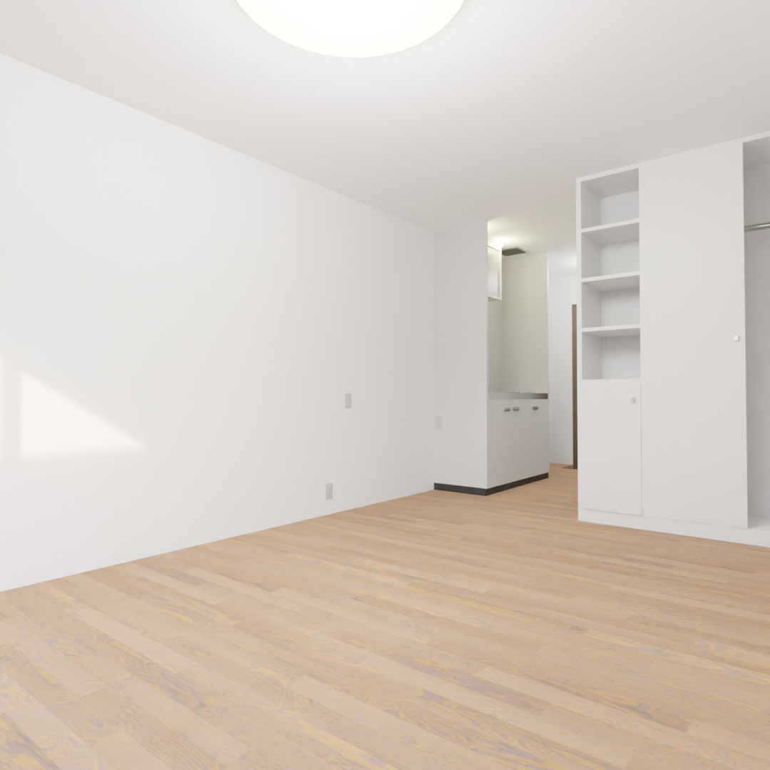 3DCG【1room】アパート部屋 1R 1K - hiromu-3dcg - BOOTH