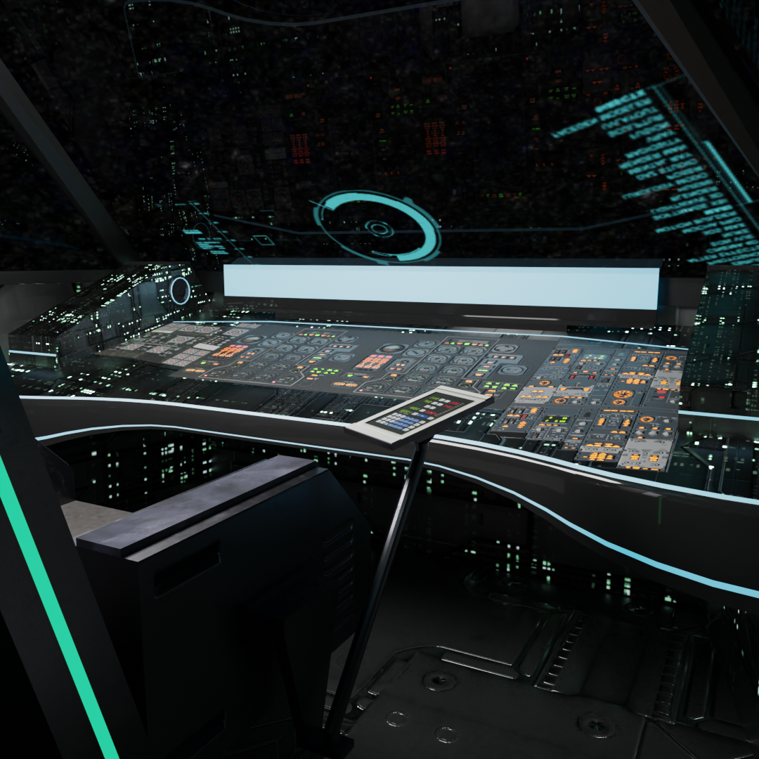 3DCG【SF_cockpit】SF コックピット 操縦席 - hiromu-3dcg - BOOTH