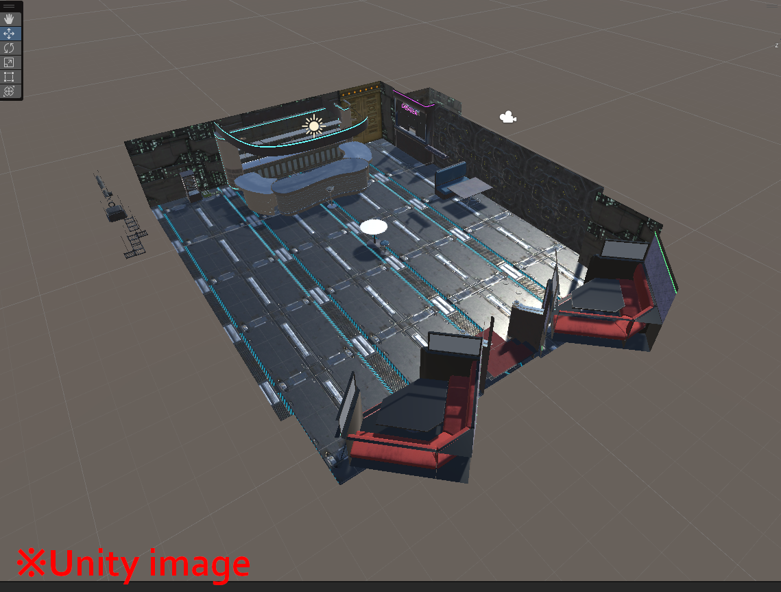 【3DCG】サイバーバー店舗キットモデル - hiromu-3dcg - BOOTH