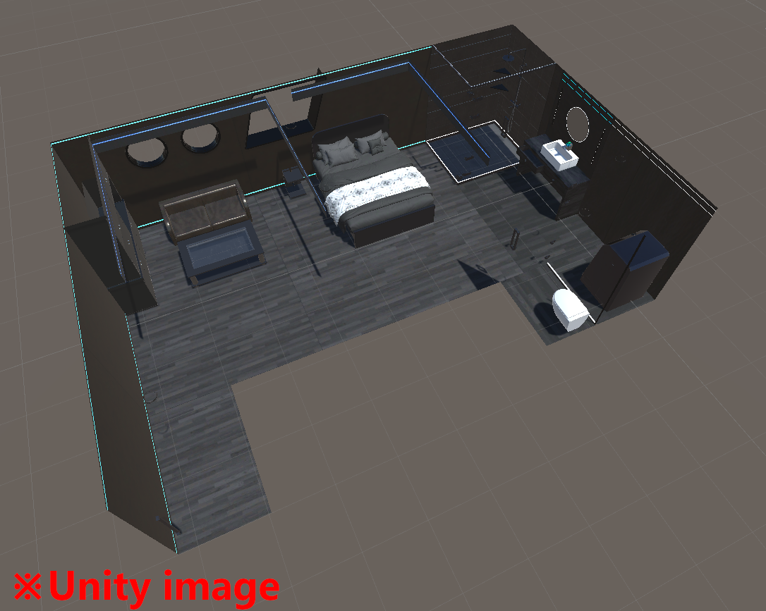 【3DCG】サイバールーム(ホテル) - hiromu-3dcg - BOOTH