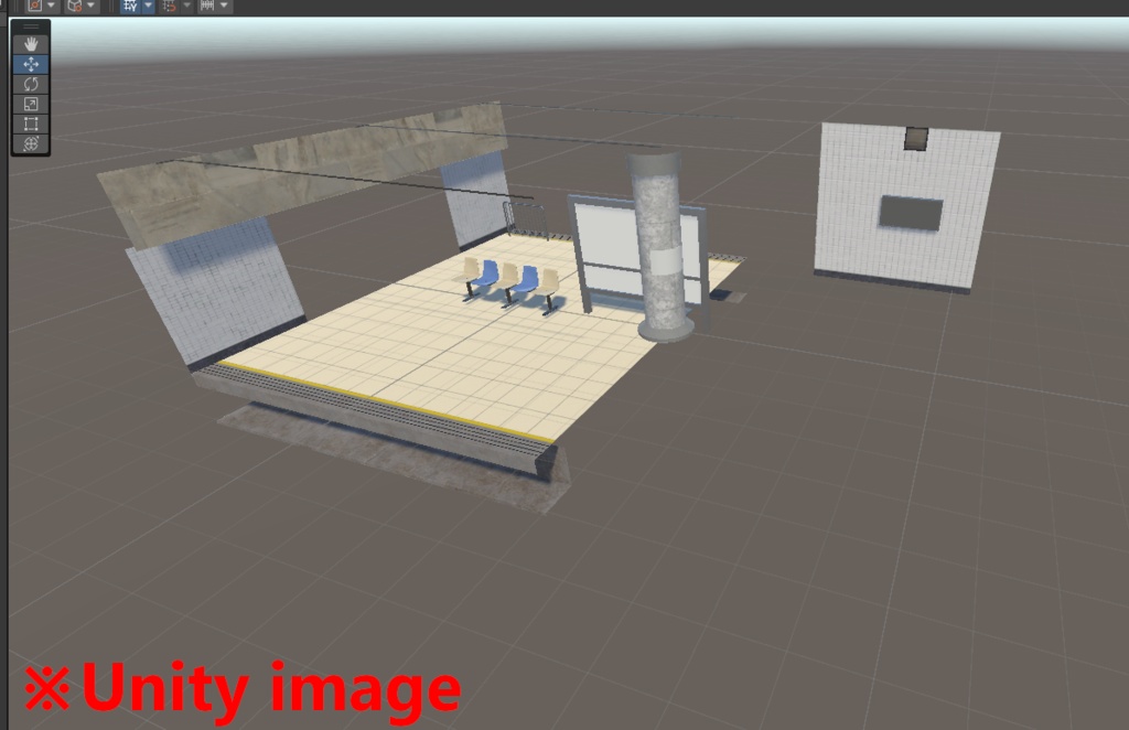 【3DCG】プラットホームキット - hiromu-3dcg - BOOTH