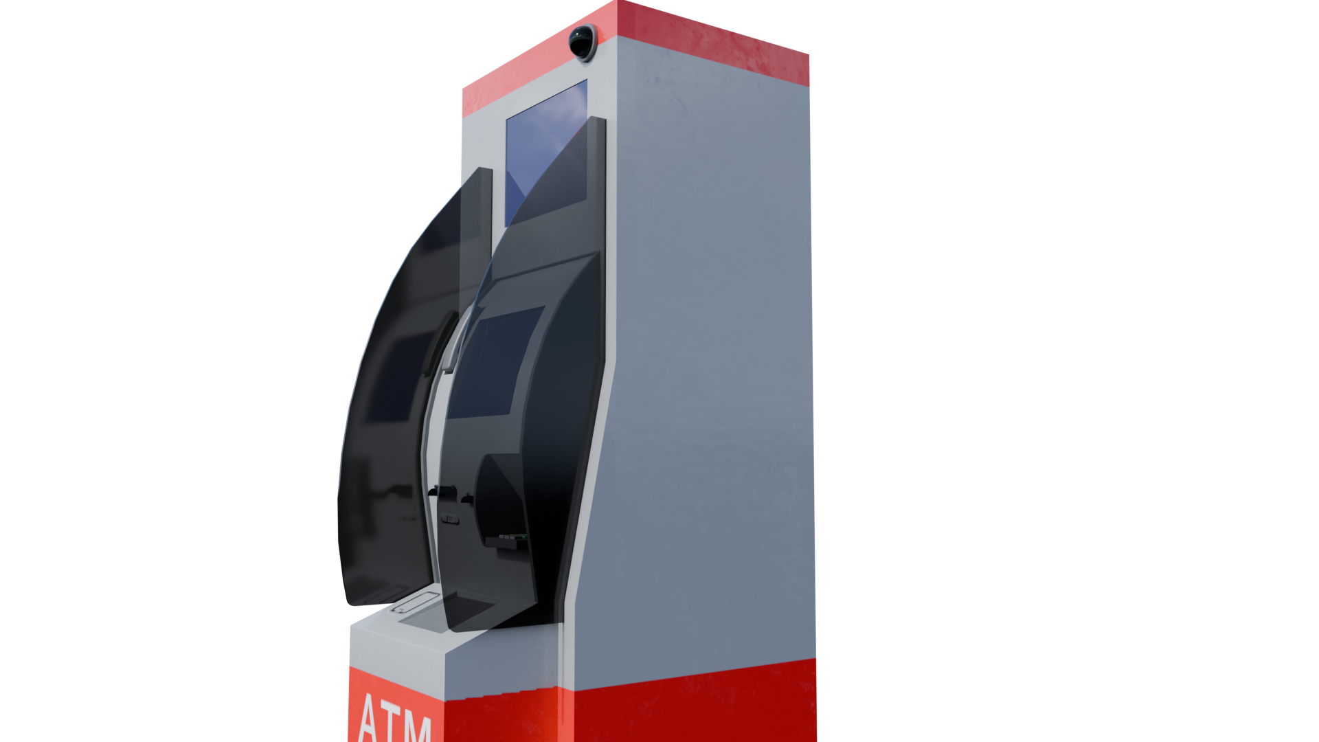 【3DCG】コンビニ ATMセット - hiromu-3dcg - BOOTH